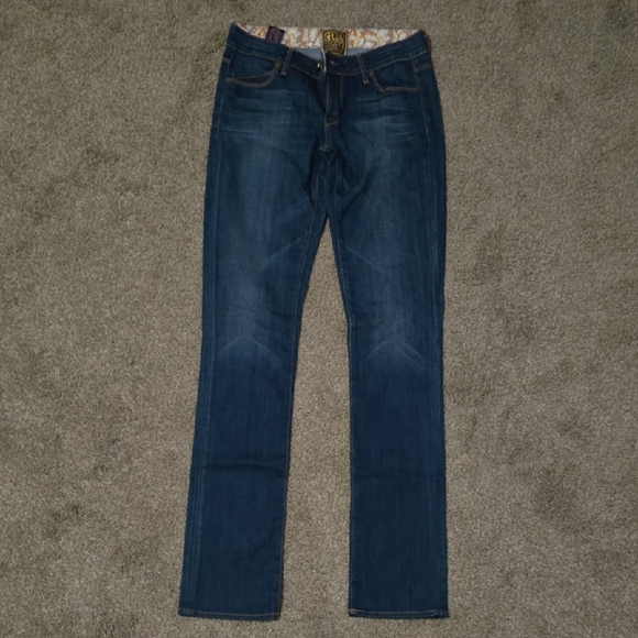 Rich & Skinny | Jeans | Rich Skinny Dark Blue Straight Leg Jeans | Poshmark
